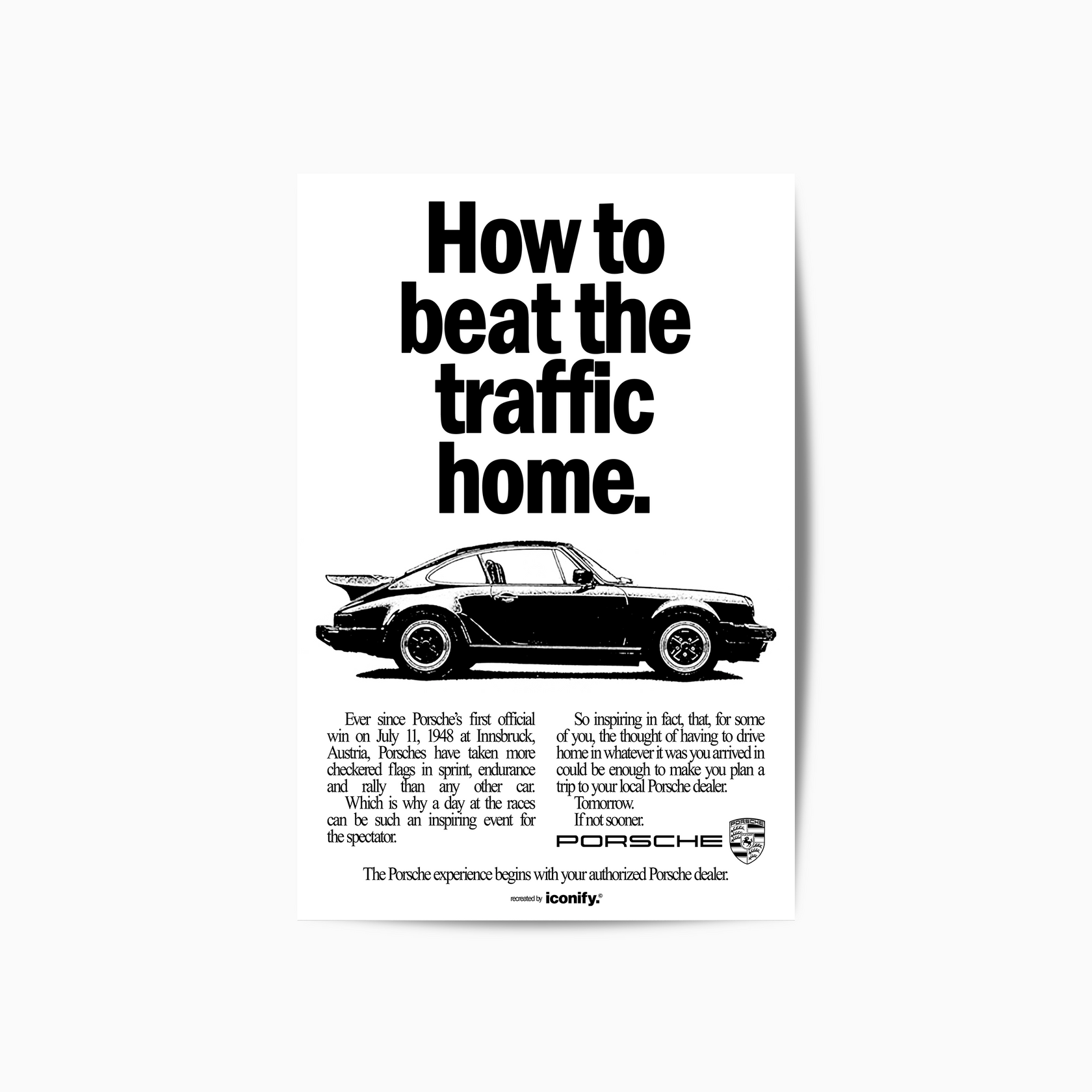 Vintage Porsche Poster Pack [Recreated] – Iconify